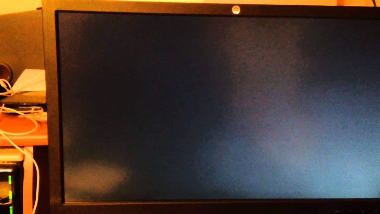 HP ZR2740w Dead Blackout display - YouTube