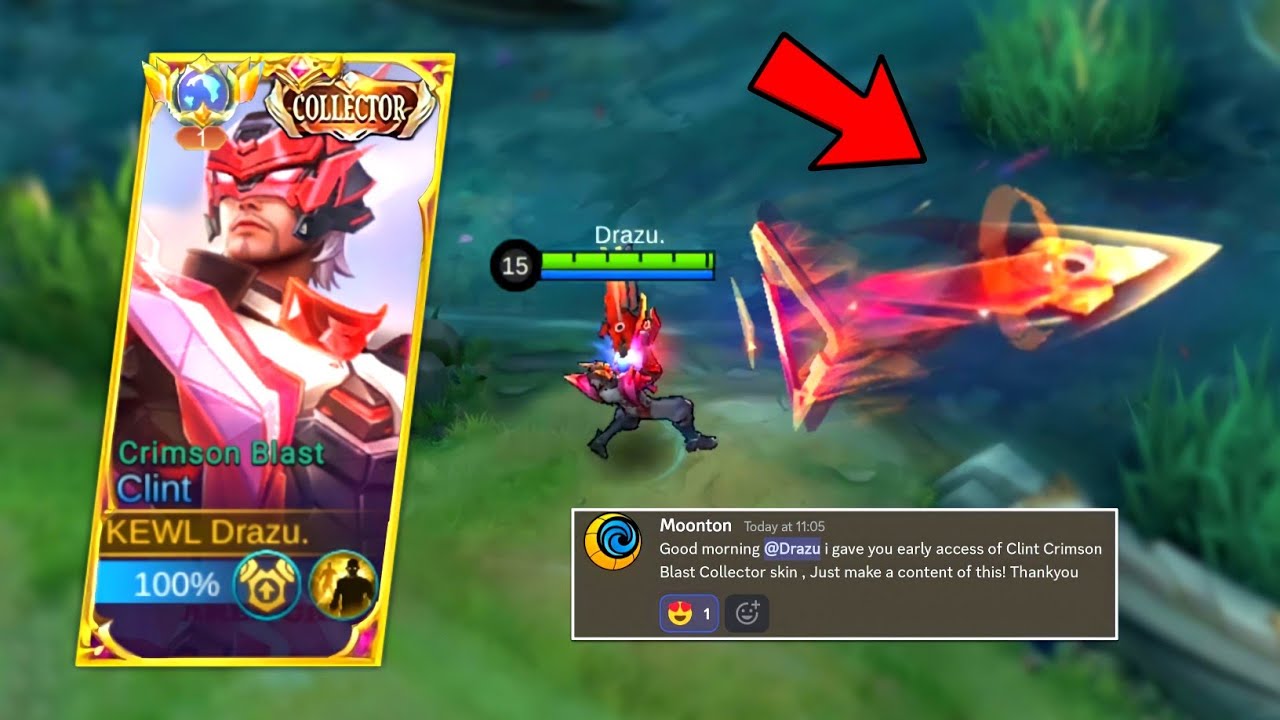 MOONTON THANKYOU, CLINT COLLECTOR SKIN GAMEPLAY!! - YouTube