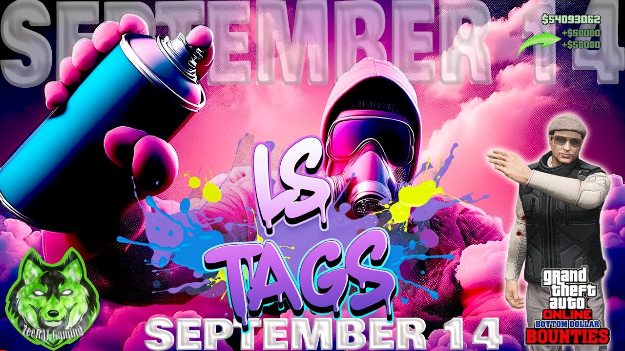 New GTA Online LS Tags Location Today Sept 14 | I Found ALL 5 LS Tags ...