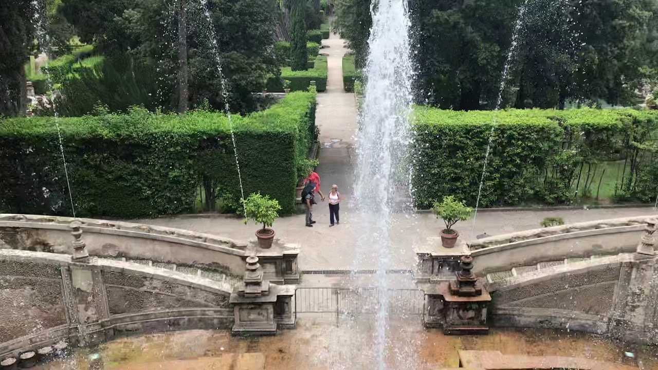 Le cento fontane Tivoli 10 - YouTube