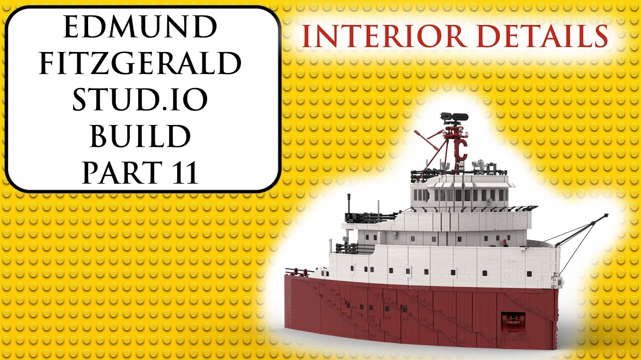 Edmund Fitzgerald Stud.io Build Part 11 (Interior Details) - YouTube