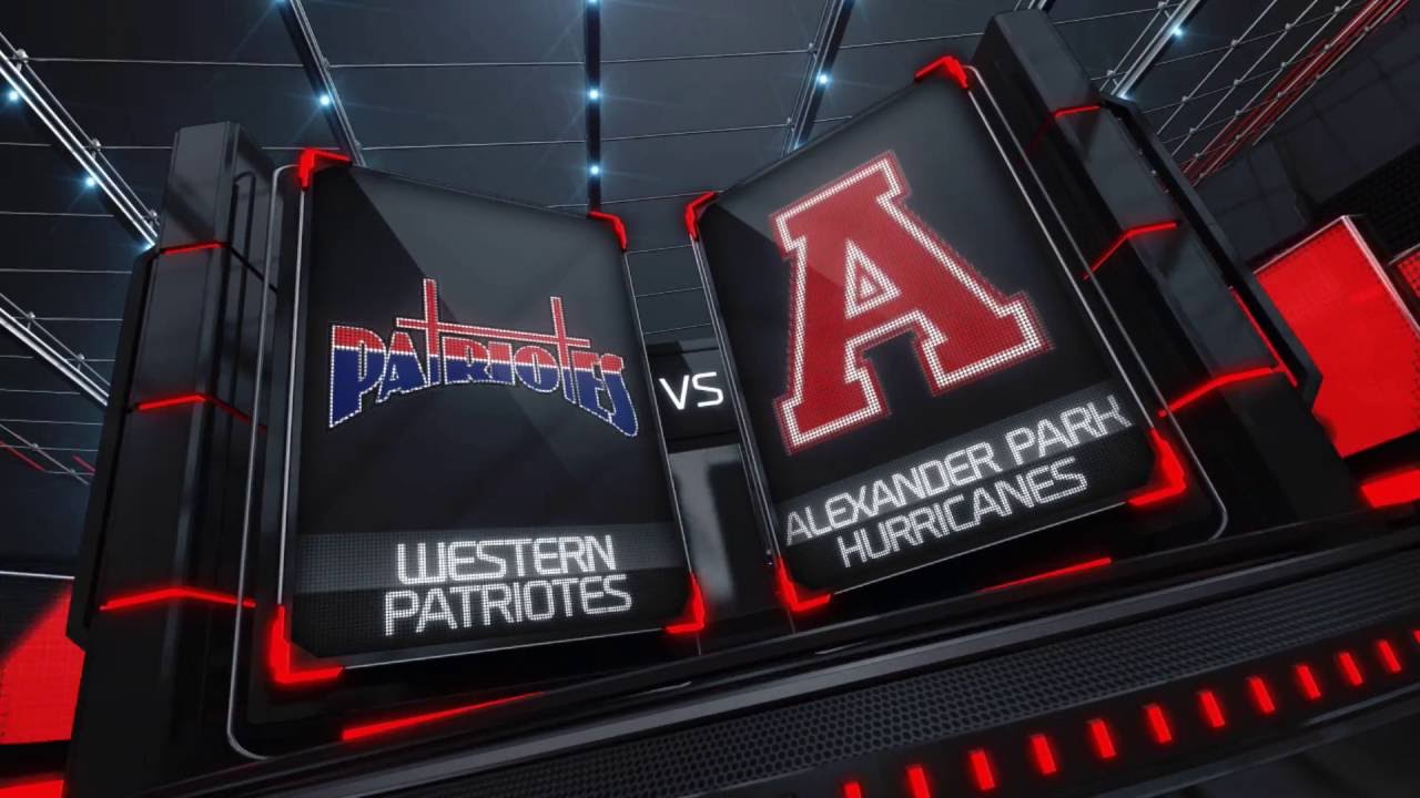 Peewee Western Patriotes vs Alexander Park Hurricanes - YouTube