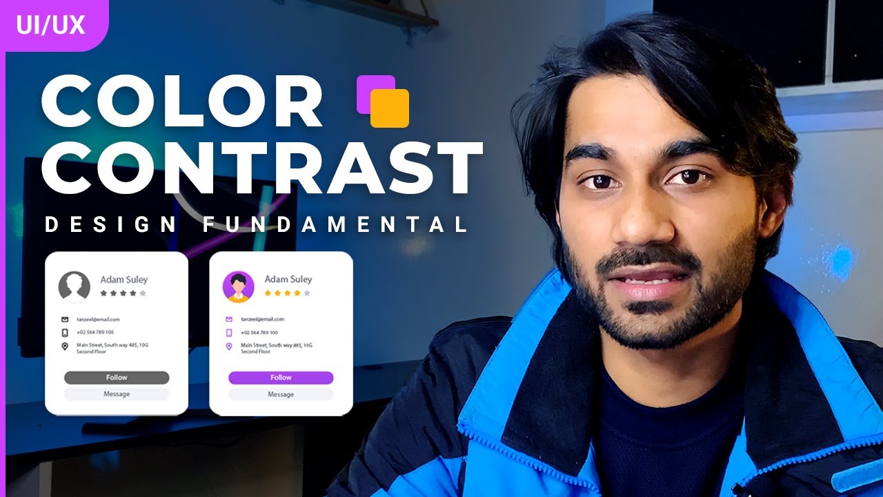 Color Contrast, Bad contrast, Good Contrast in UI/UX | Design ...