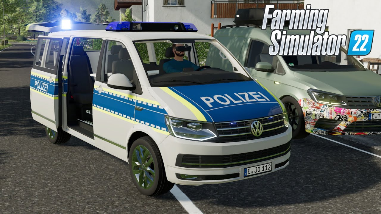 FS22 - 2016 Volkswagen T6 Multivan POLIZEI - Car Mod for Farming ...