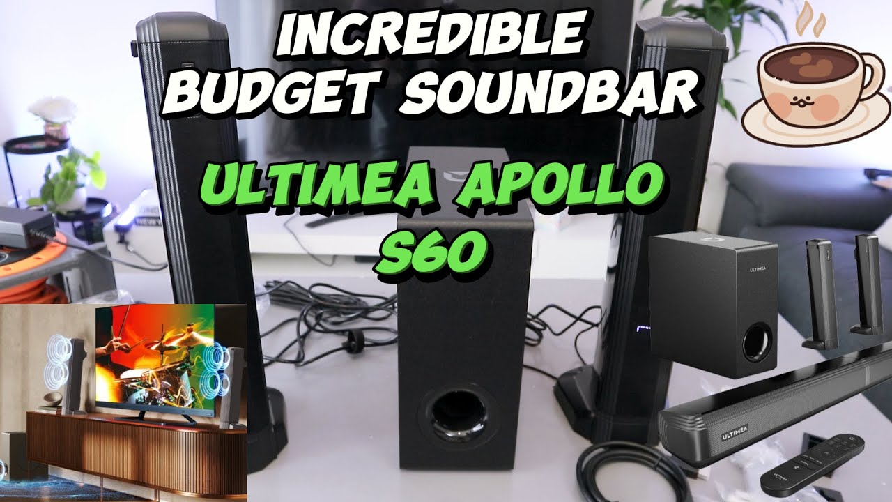 INCREDIBLE Budget Soundbar ULTIMEA Apollo S60 Unboxing, Setup Overview ...