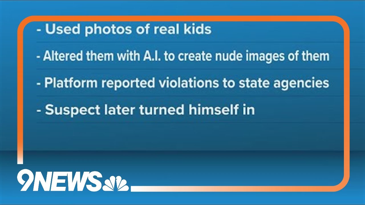 Man accused of using AI to alter real photos of children into explicit ...