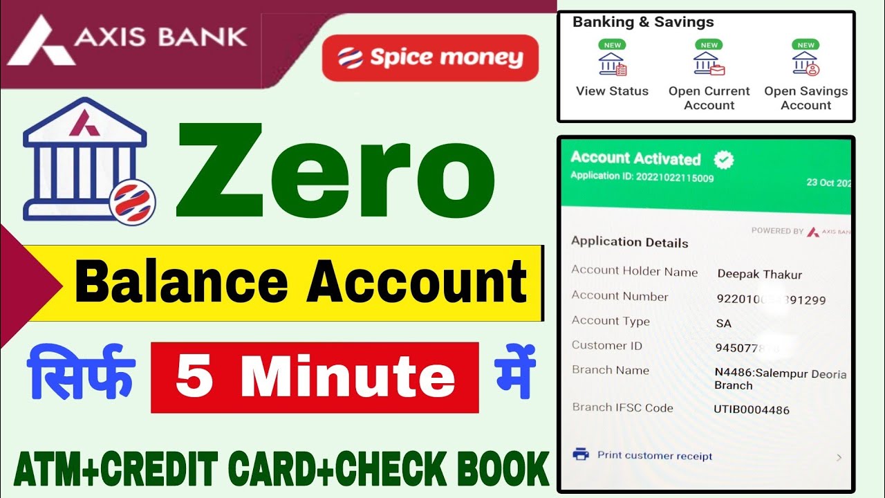spice money axis bank account opening | spice money account opening ...