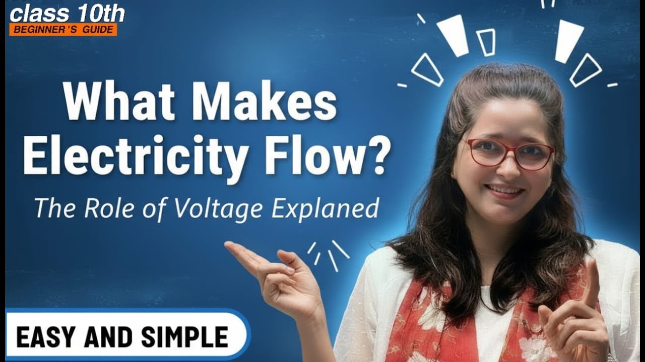 What Makes Electricity Flow? The Role of Voltage explained - YouTube