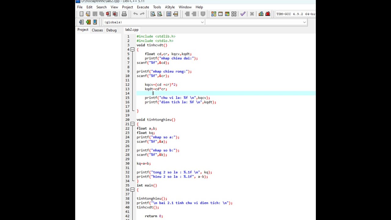 LAB2_PTCD_NHẬP MÔN LẬP TRÌNH - YouTube