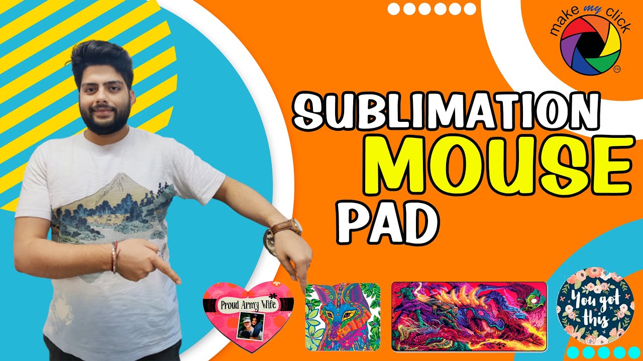 How to make Sublimation Mousepad, rubber mousepad, mouse pad printing ...
