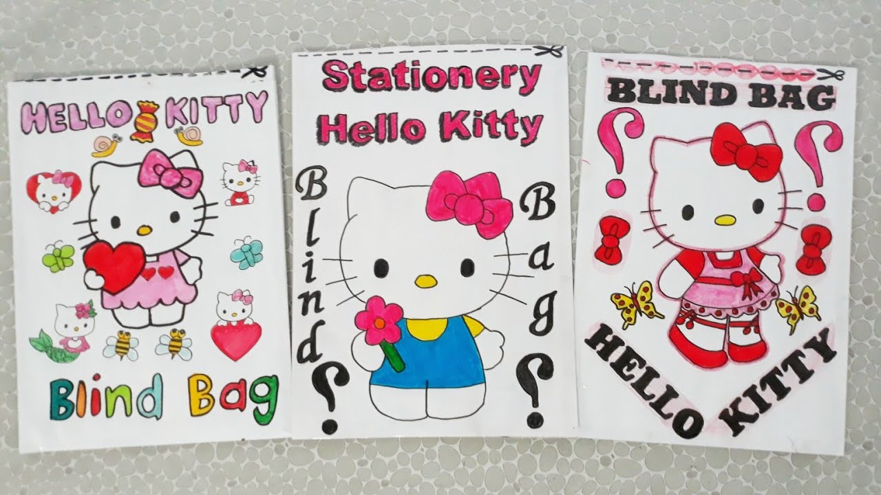 🎁blind Bags Compilation Hello Kitty 💝 Asmr 💝 Satisfying Opening Blind 8104