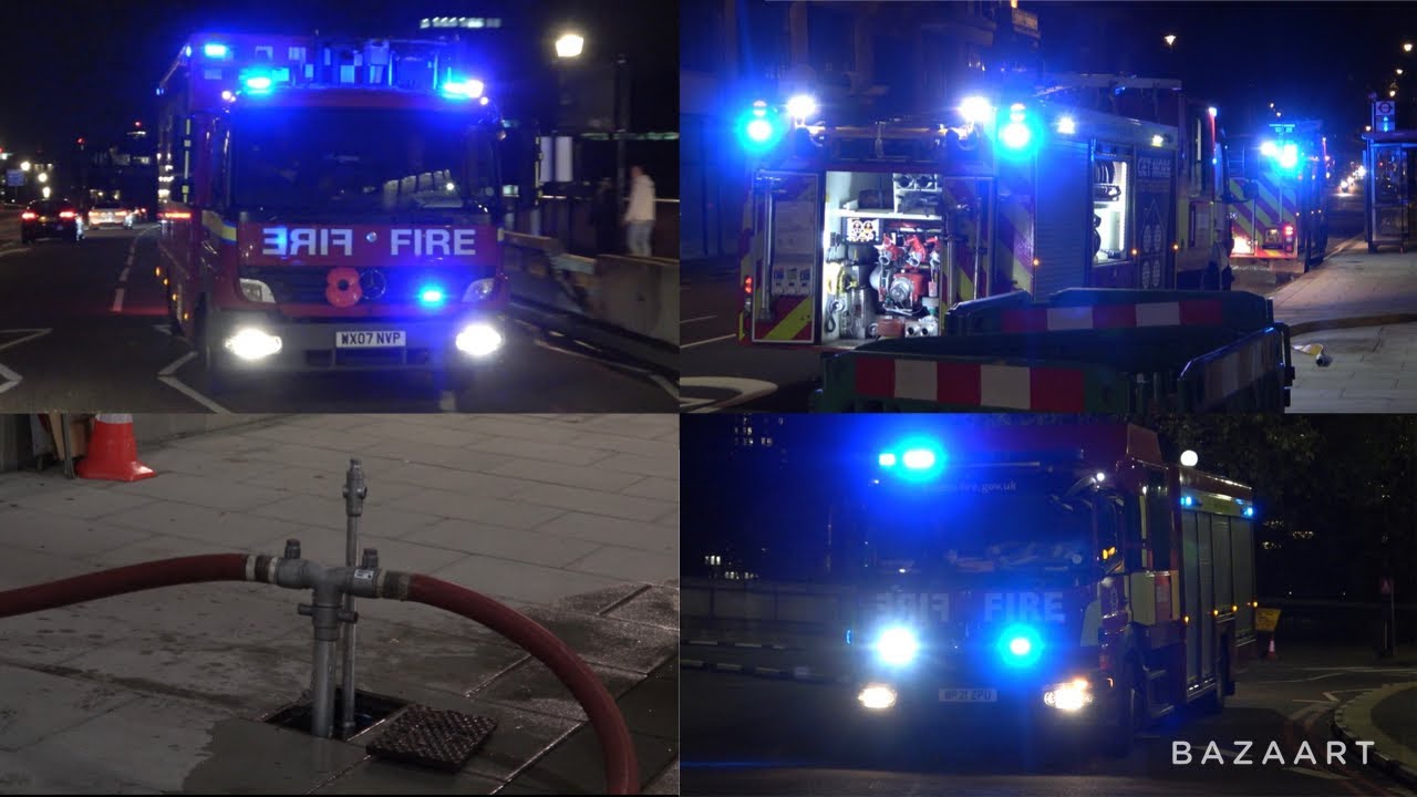 5 Pump Apartment Fire in Westminster (Millbank) London Fire Brigade ...