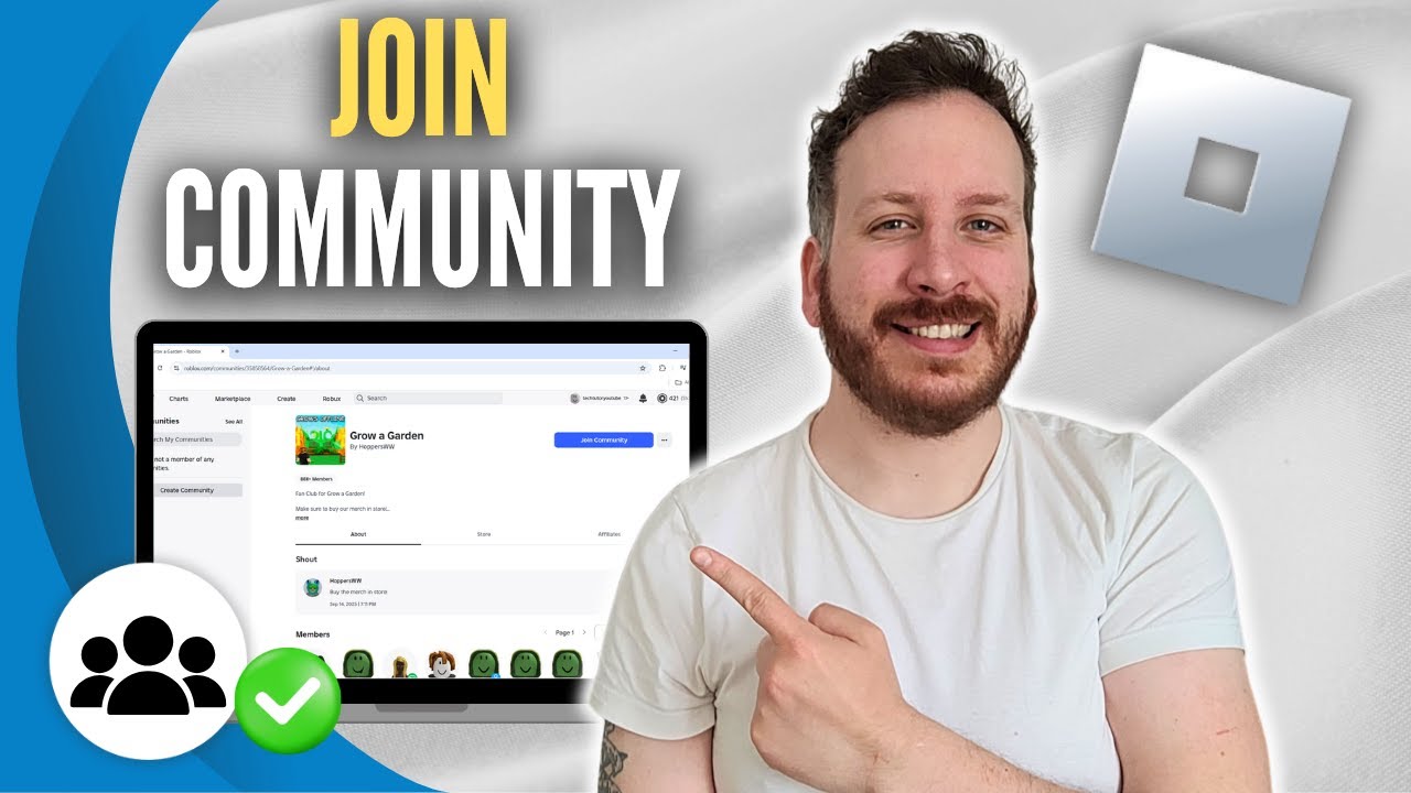 How To Join A Community On Roblox - YouTube