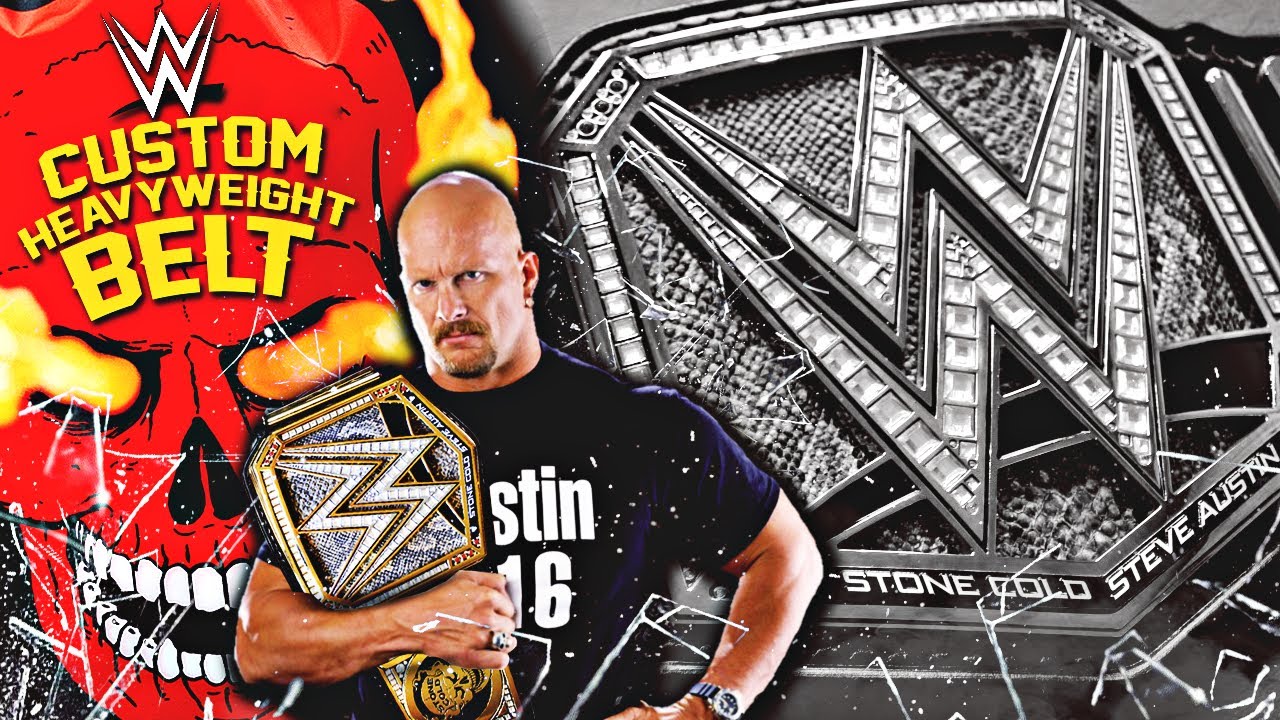 WWE Stone Cold Steve Austin Heavyweight Championship Custom Replica ...