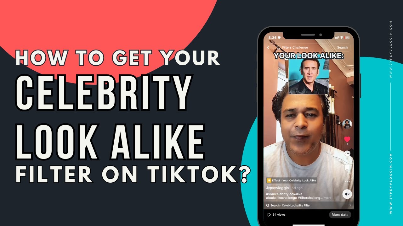 How to get Your Celebrity Look Alike Filter on TikTok - YouTube