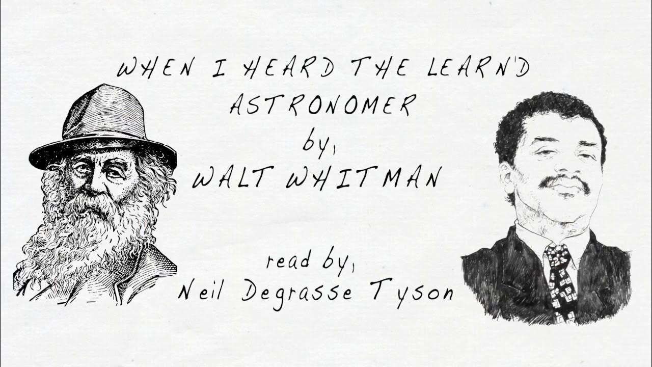 POETRY ~ Walt Whitman ~ When I Heard The Learn'd Astronomer - YouTube