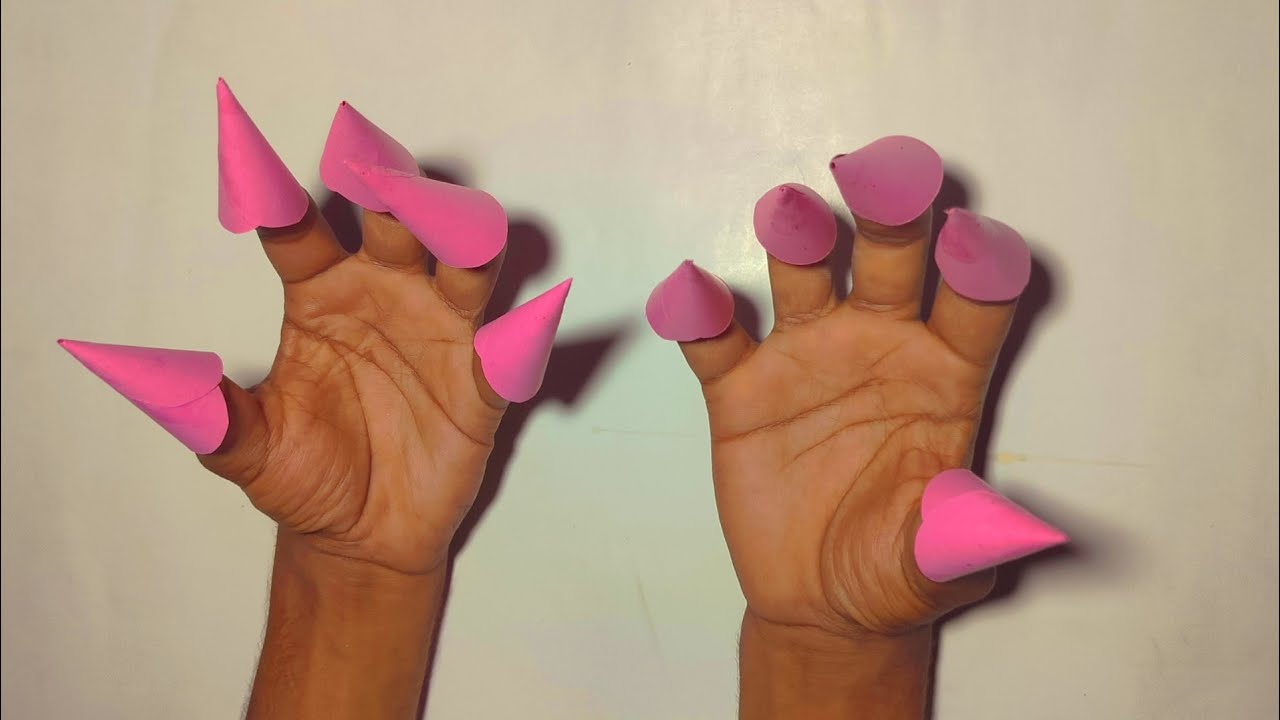 How To Make a Paper Finger Cap so Very Easy !!! - YouTube