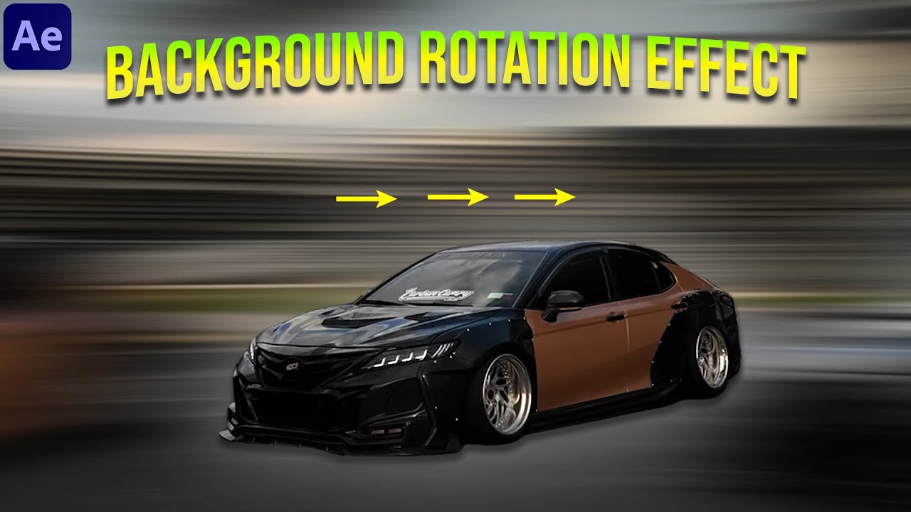 Background Rotation Effect in After Effects - YouTube
