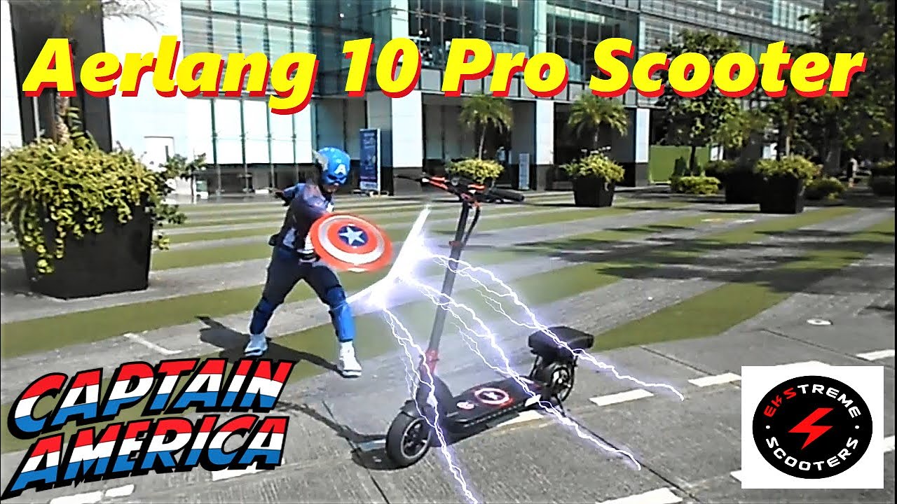 Pinoy Captain America with Aerlang 10 PRO E-Scooter,Ekstreme Scooter ...