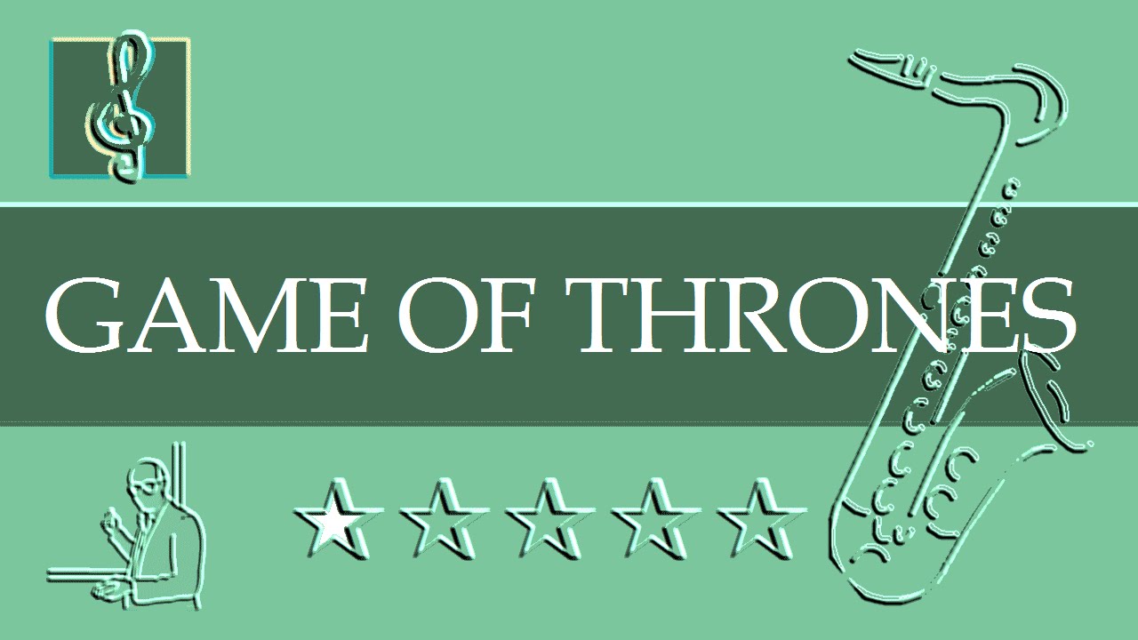 Tenor Sax Notes Tutorial - Game of Thrones - Theme (Sheet music) - YouTube
