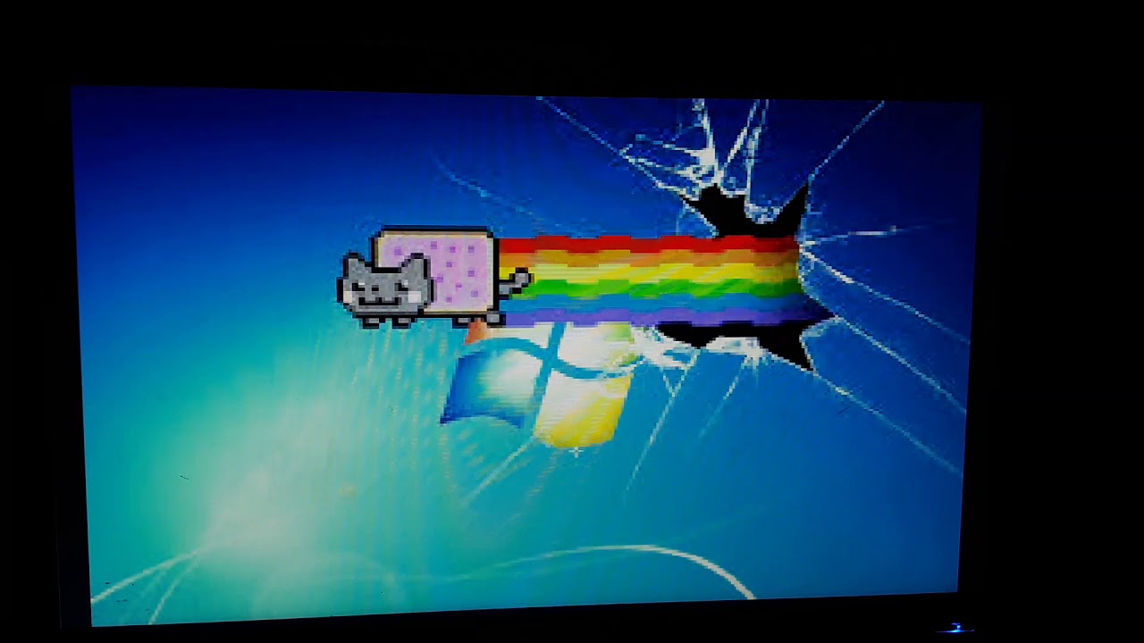 Nyan cat windows 7 - YouTube