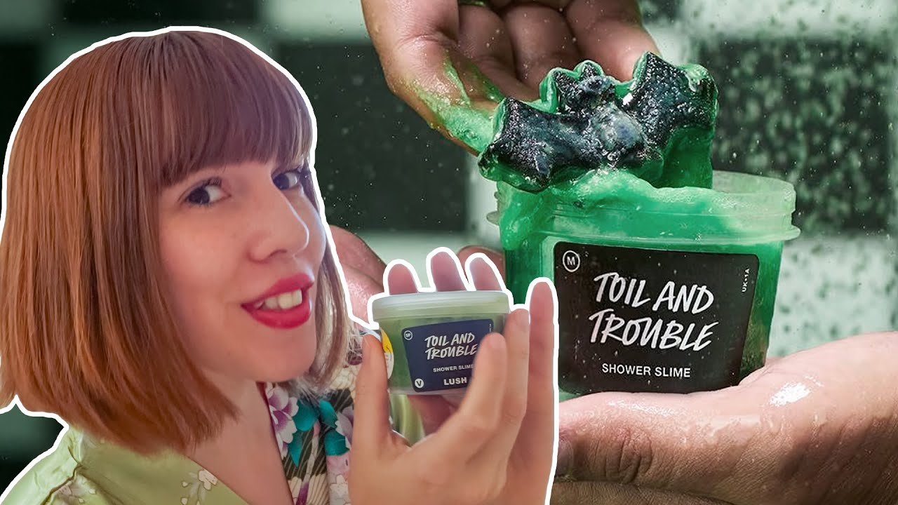 Lety Does Unboxing the Toil and Trouble Shower Slime From Lush - YouTube