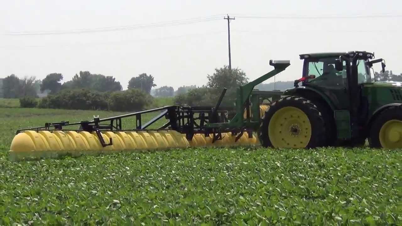 645 Broadcast Hooded Sprayer - Three Point Hooded Sprayer - YouTube