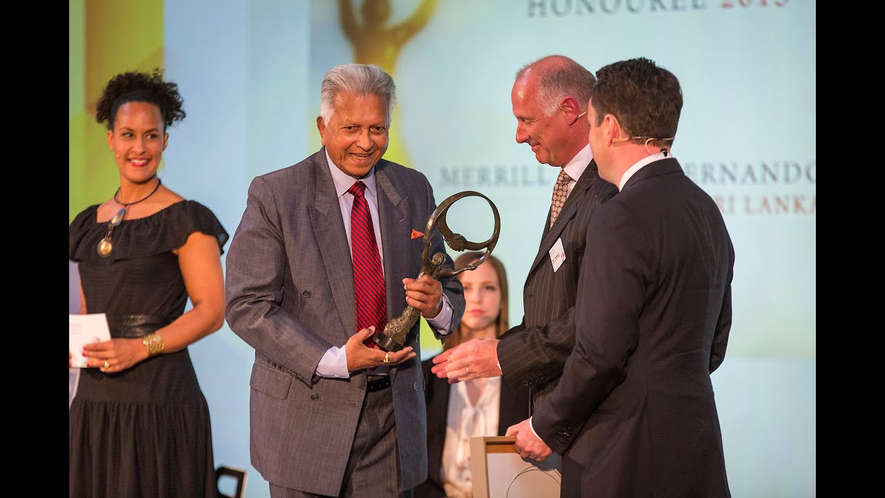 Dilmah Founder Merrill J. Fernando received the Business for Peace ...