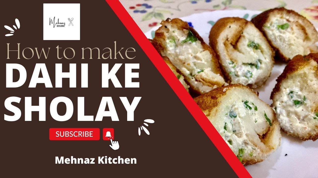Dahi Ke Sholay Recipe | How to make dahi ke sholay | Mehnaz Kitchen # ...