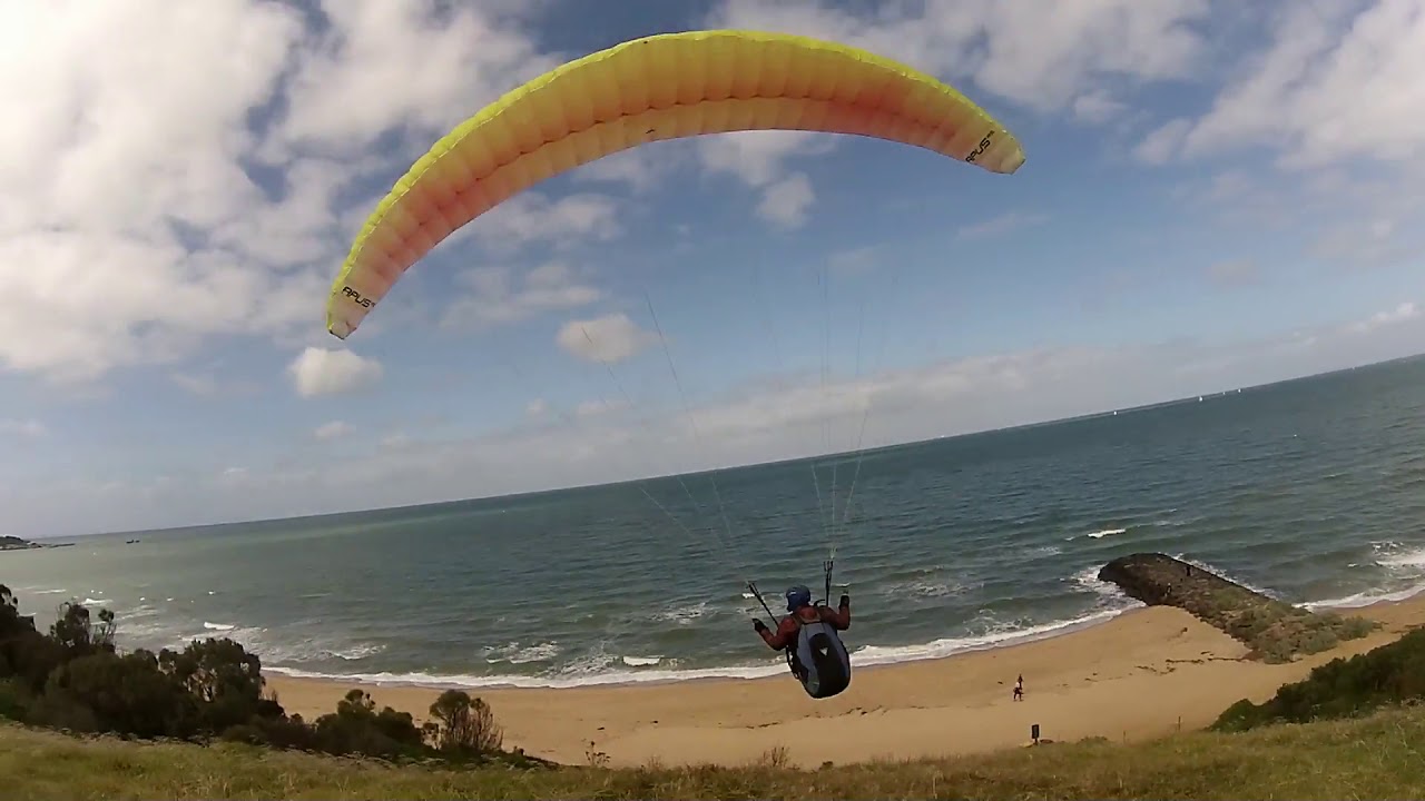 210117 speedwing paragliding Red Bluff Victoria Australia - YouTube