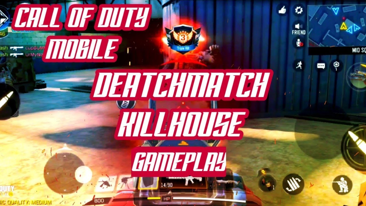 CALL OF DUTY MOBILE KILLHOUSE GAMEPLAY - YouTube