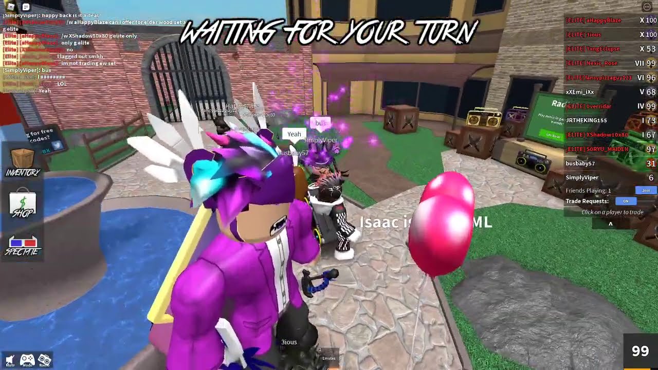 Dude With Violet Valk | MM2 - Roblox - YouTube