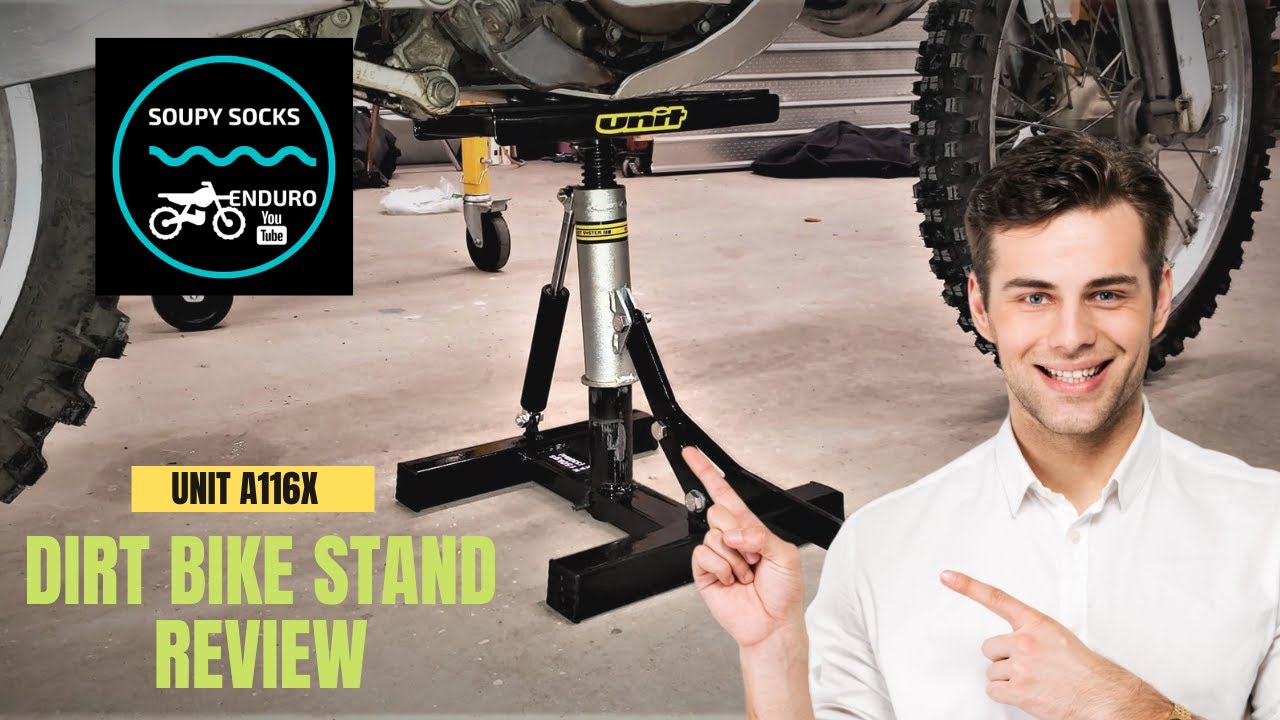 UNIT Dirt Bike Stand unboxing and review - YouTube
