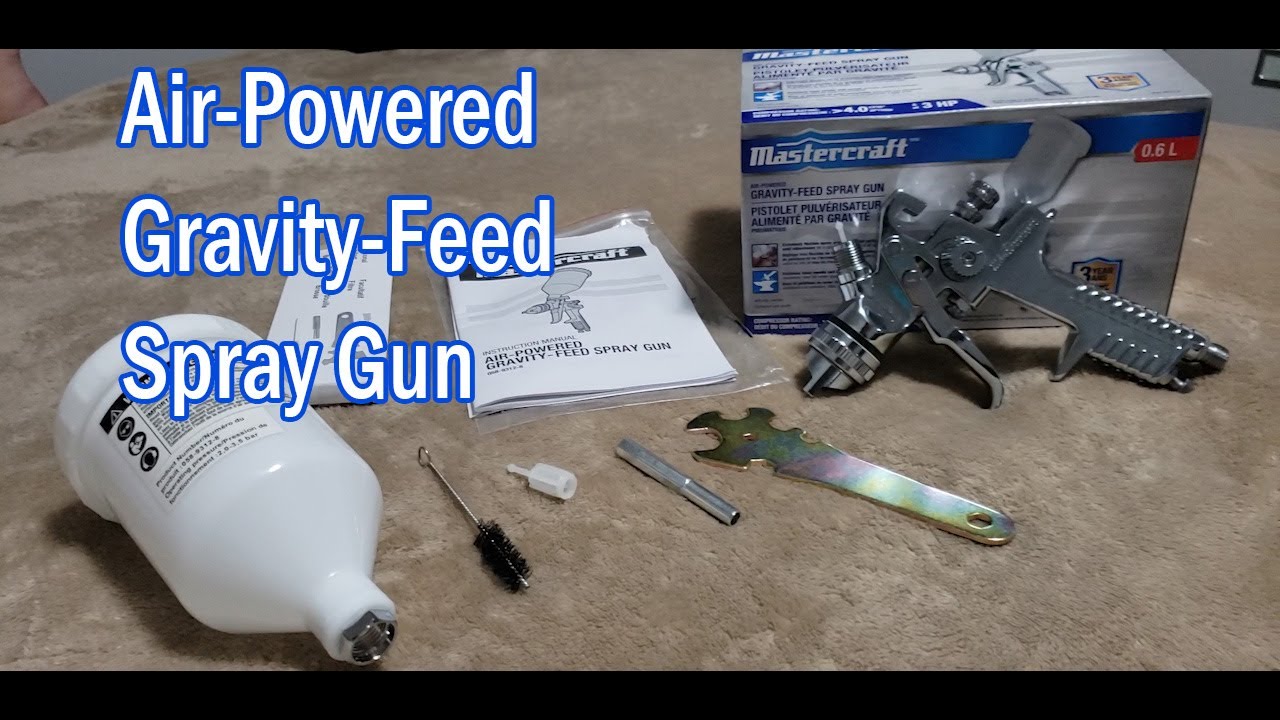 Mastercraft Gravity Feed Spray Gun | Canadian Tire - YouTube