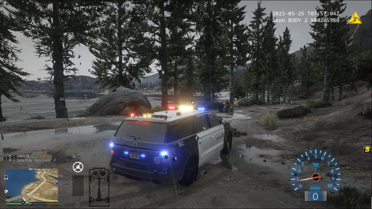GTA 5 LASD PATROL TRAFFIC STOPS QUANTV GRAPHICS - YouTube