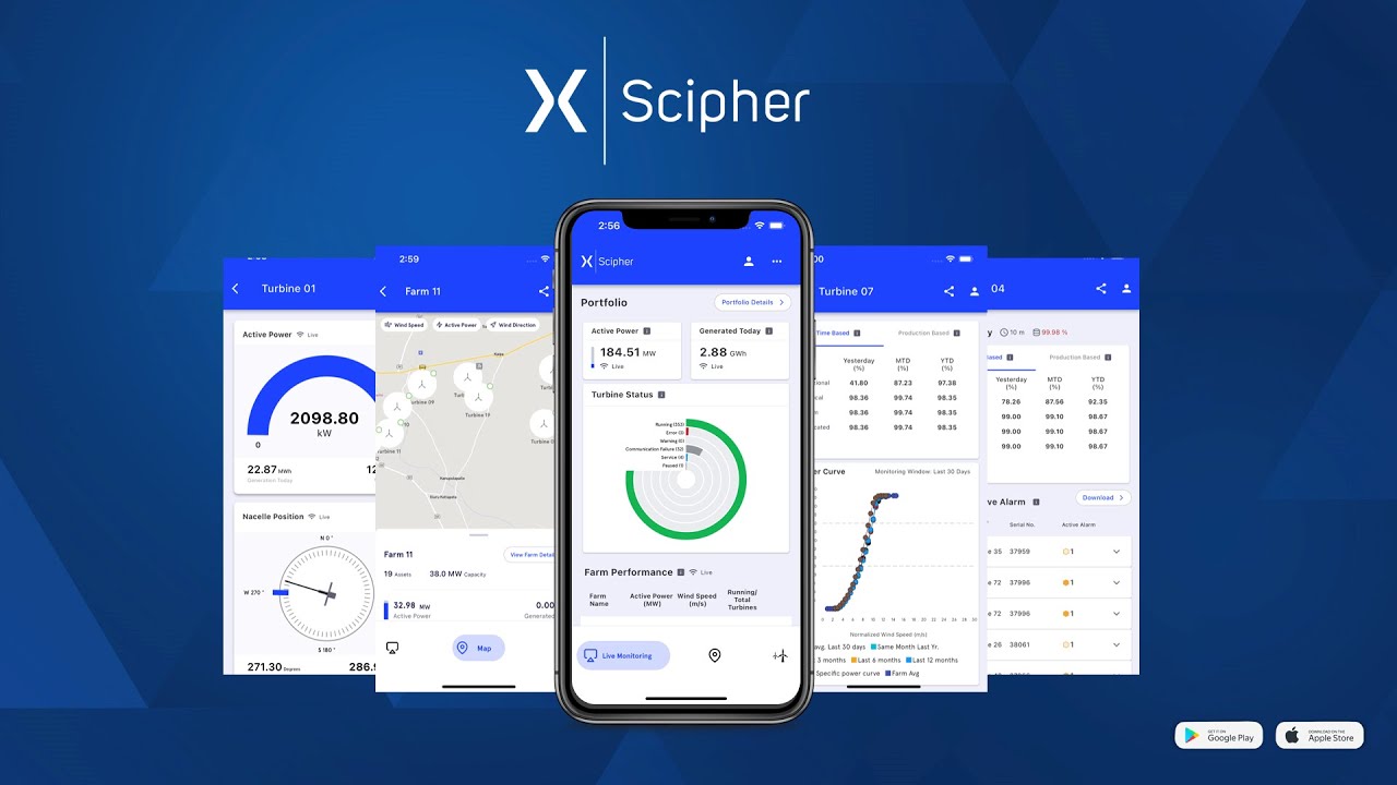 Scipher™ Real-Time Wind Asset Monitoring Mobile App - YouTube