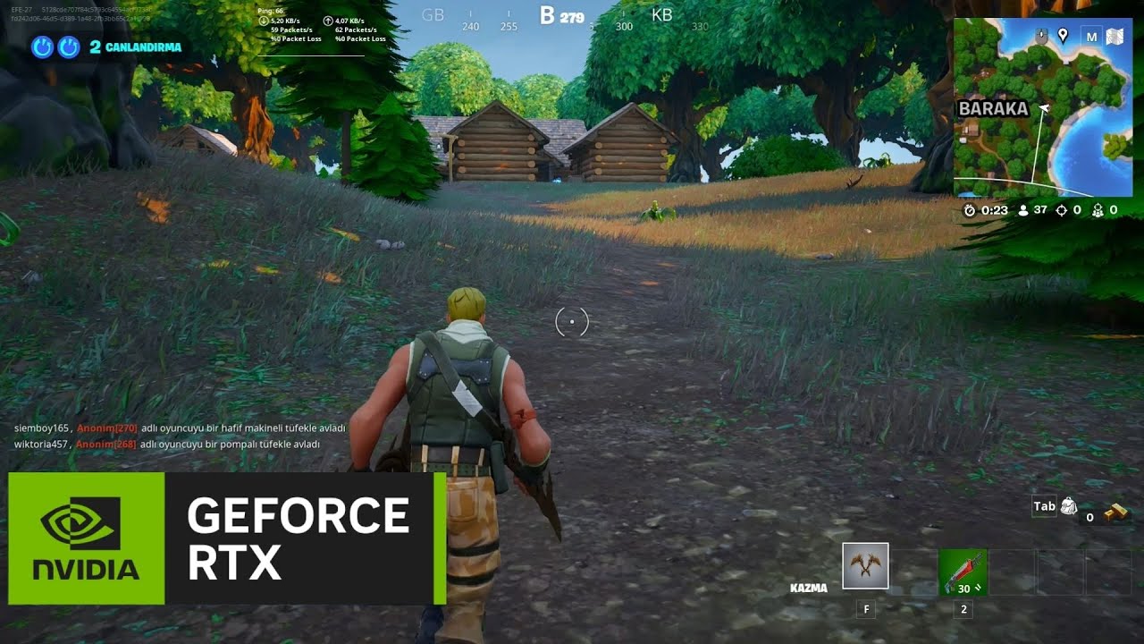 RTX ON - FORTNİTE RELOAD NO COMMENTARY GAMEPLAY - YouTube