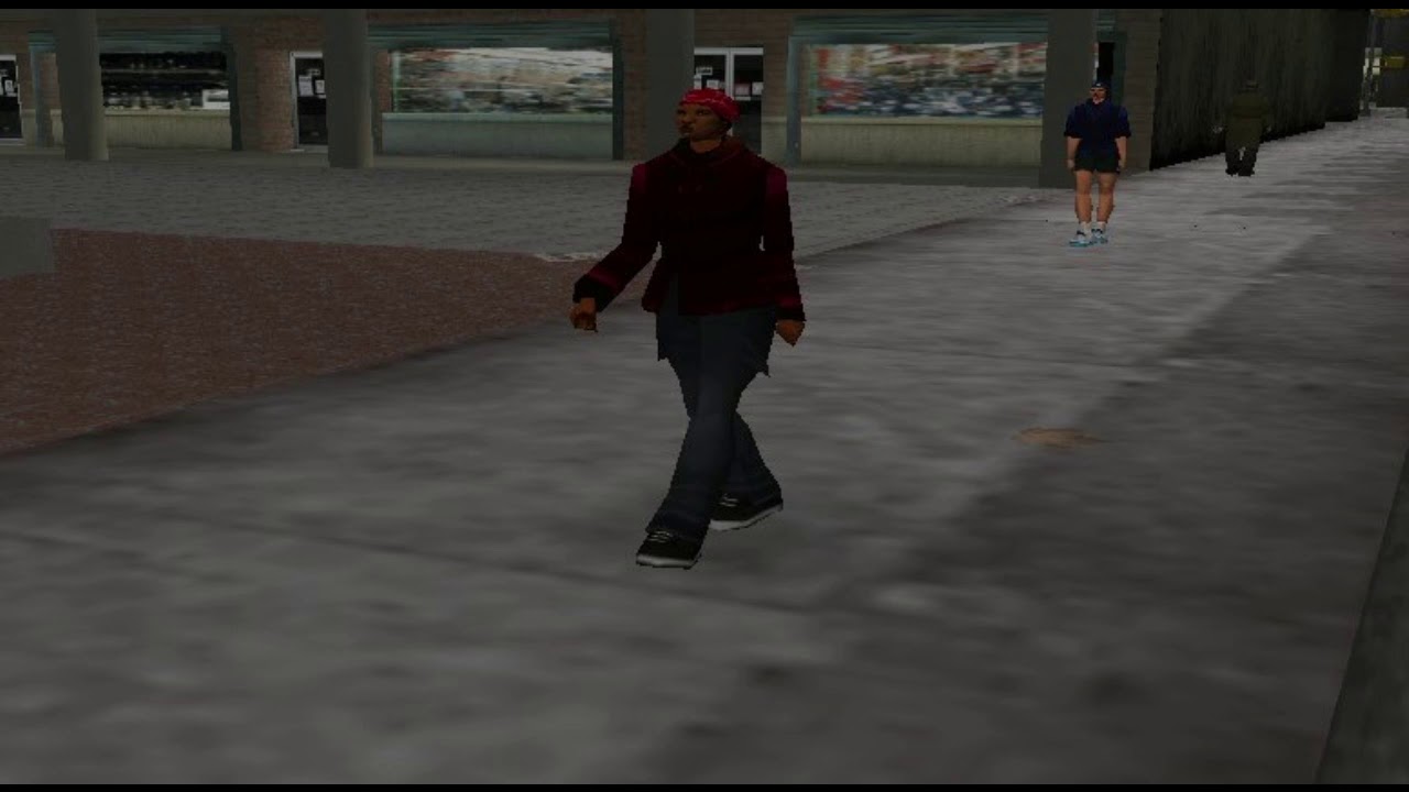 GTA 3 Ped Quotes - Black Female W/ Red Outfit - YouTube