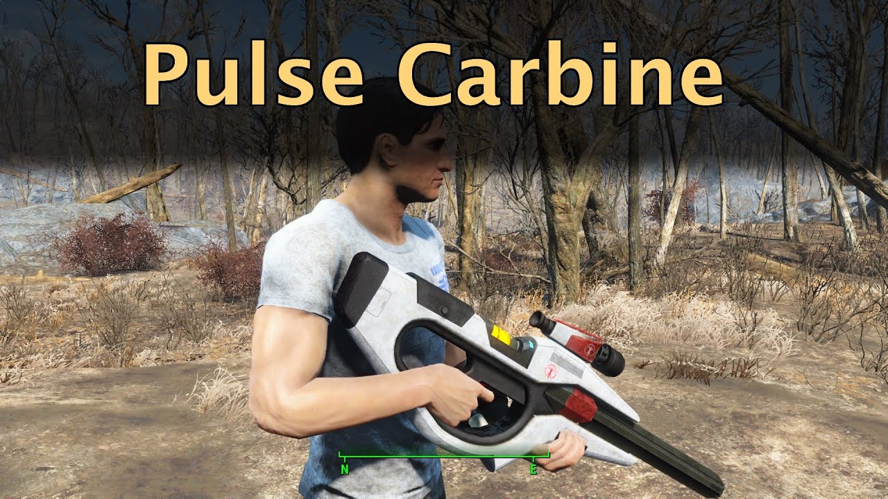 【Xbox One】Fallout 4 MOD「Institute Pulse Carbine」試し撃ち - YouTube