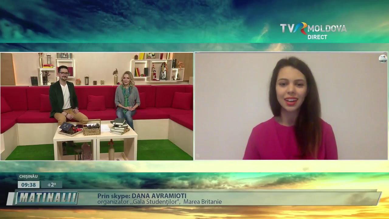 Daniela Avramioti - GSORM 2018 - LIVE Matinalii TVR Moldova 09.11.2018 ...