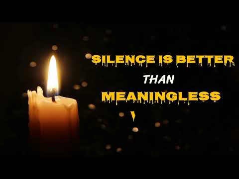 Silence is Better 🤫 | WhatsApp Status ⚡| #shortvideo