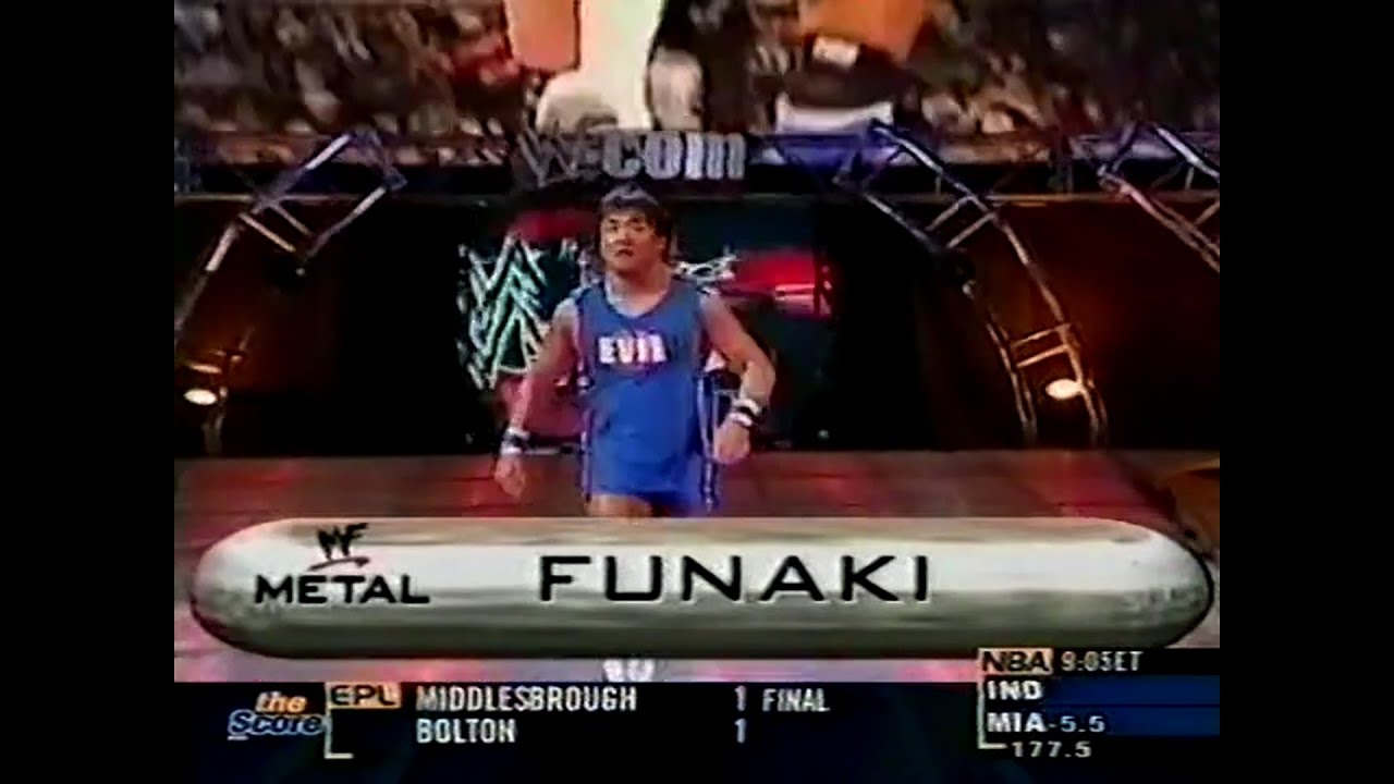 Funaki vs Michael Shane Metal Jan 19th, 2002 - YouTube