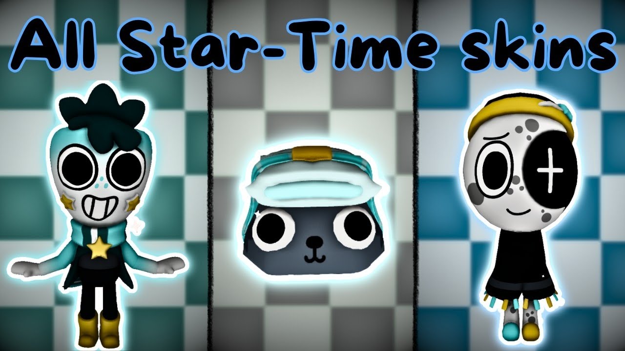 All STAR TIME SKINS IN DANDY'S WORLD! - YouTube