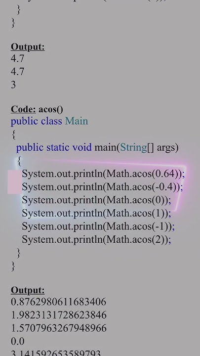 Math functions in Java || #Java Programming - YouTube