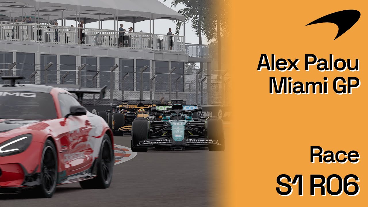 F1 24 | Alex Palou Career | S1 R06 | Miami - FULL RACE - YouTube