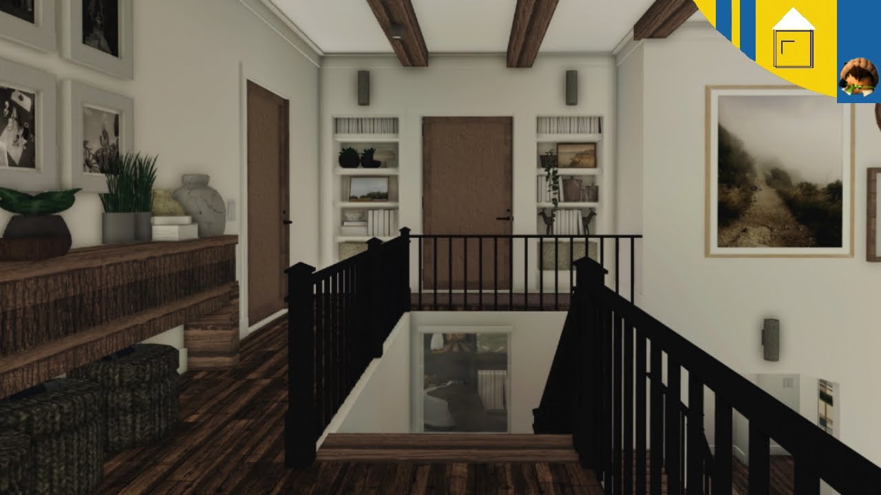 Bloxburg speedbuild: Big Modern Family Farmhouse | Part six | Dream ...