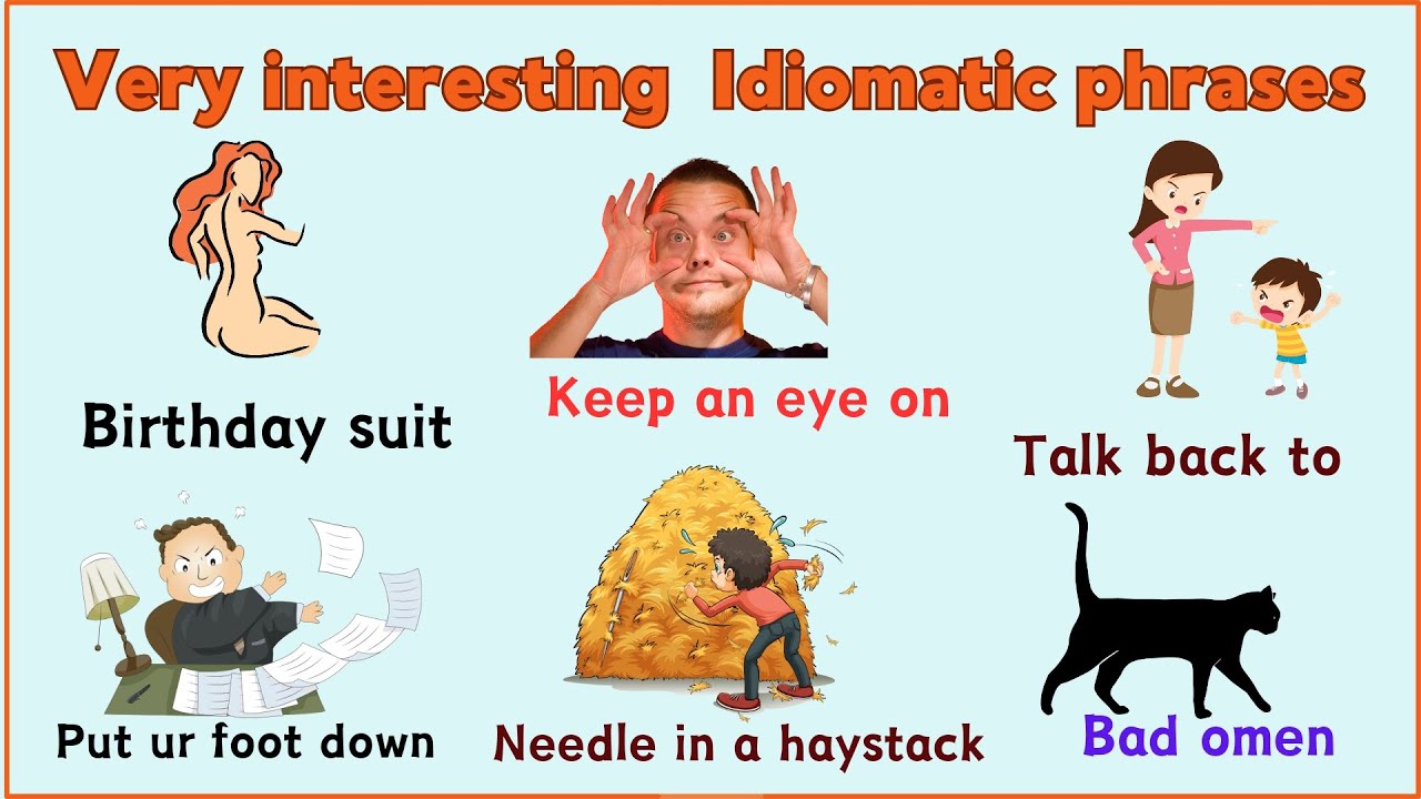 Theme 17: Learn 20 Idiomatic Phrases and Slangs in English with meaning ...