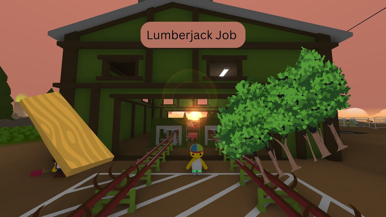 Cutting Trees down In Wobbly Life! (Wobbly Life Gameplay) - YouTube