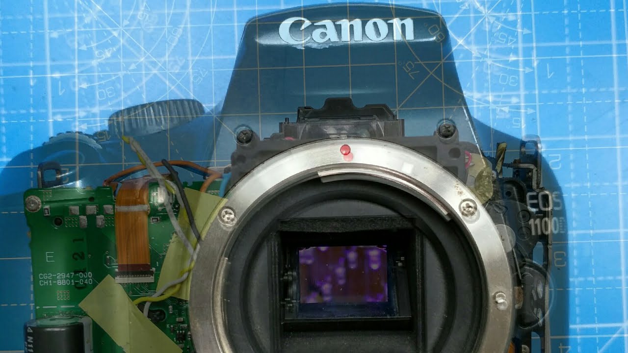 How DSLR Camera's Work? Canon 1100D TEARDOWN | Salvage Yard Ep.2 - YouTube