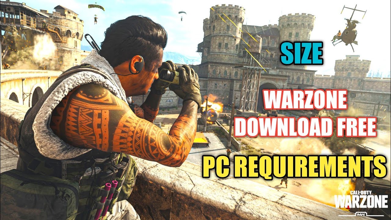 how to download warzone free | warzone pc requirements | warzone size ...